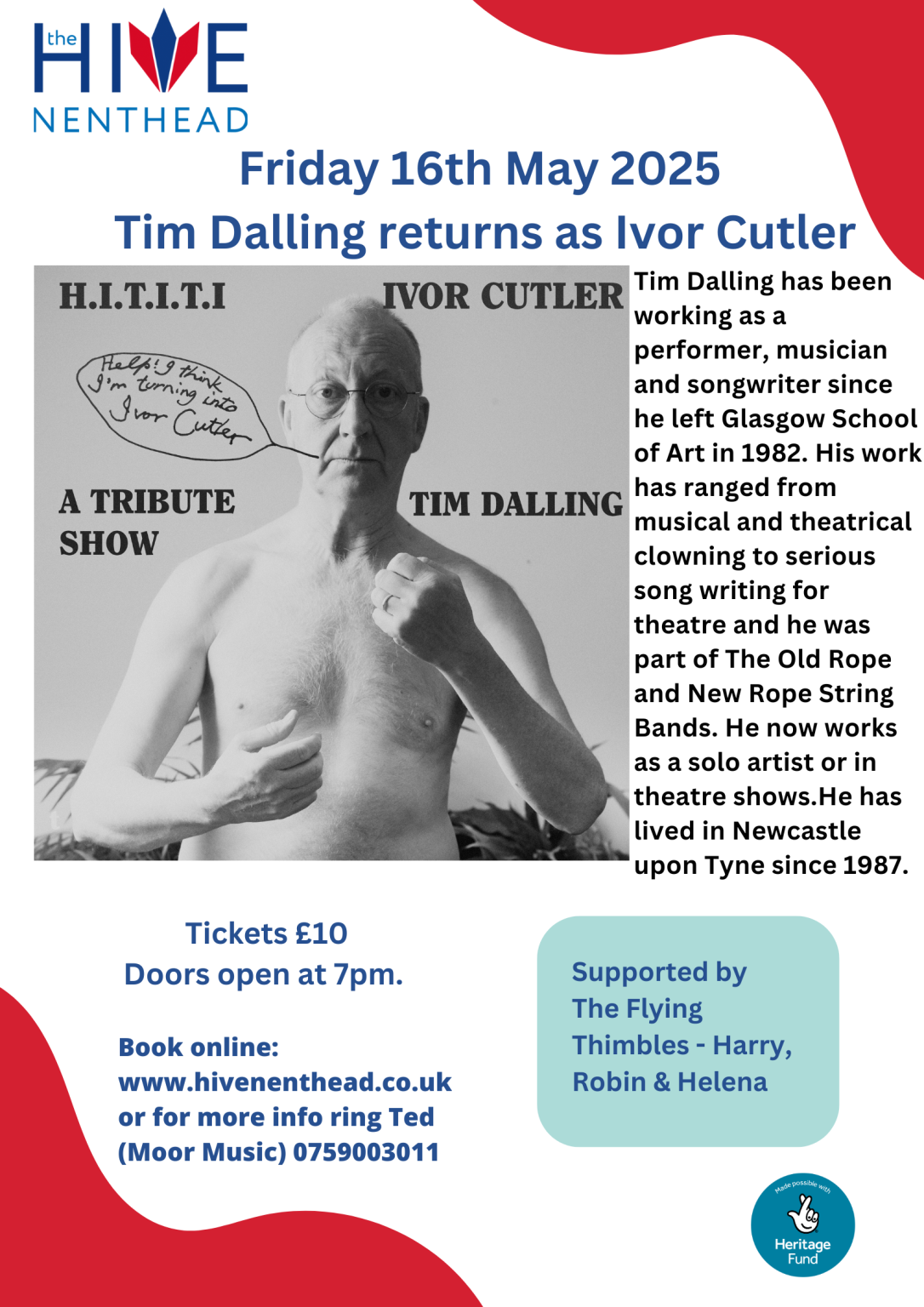 What’s on – The Hive Nenthead