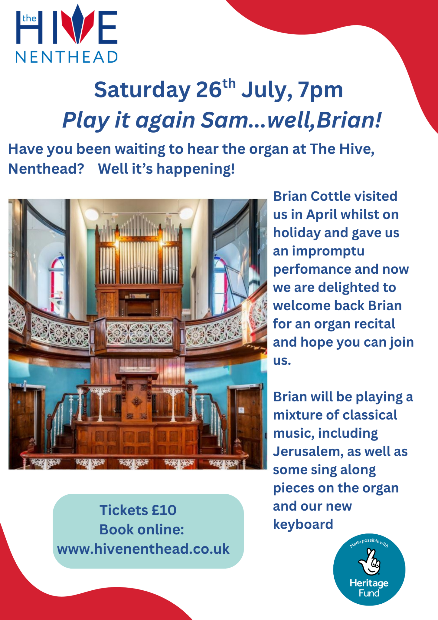 What’s on – The Hive Nenthead